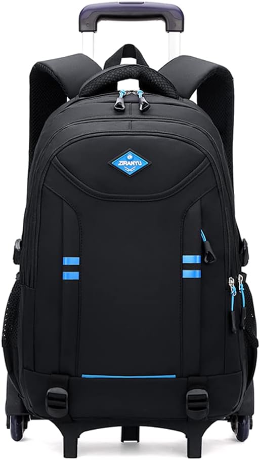 Multi-pocket rolling backpack | convertible trolley | boys' school bag ...