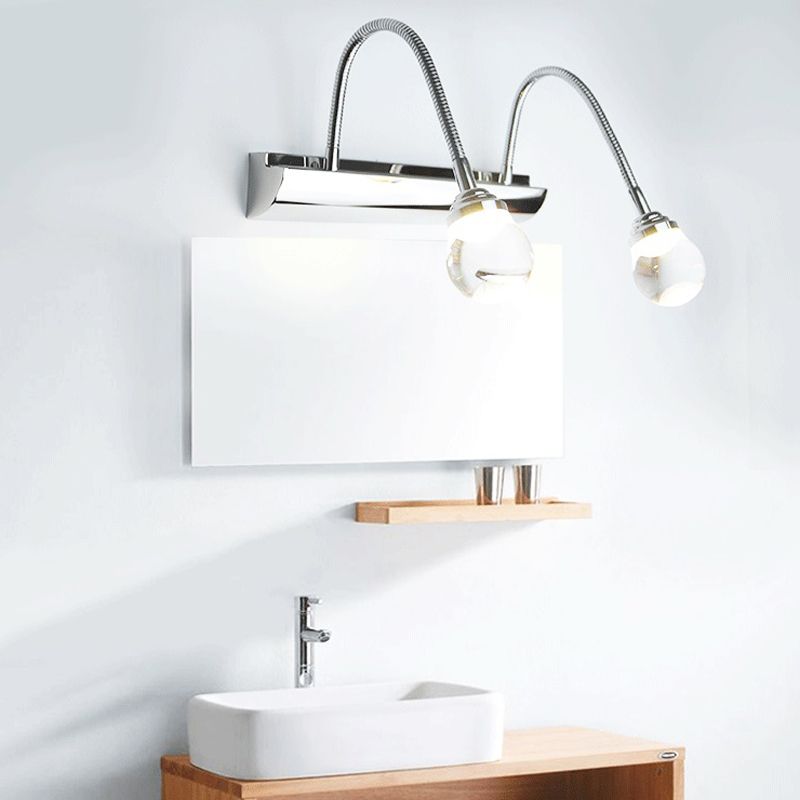 Curved LED Wall Lamp | 2 Or 3 Lamps | Powerful | Metal | Acrylic – Nora ...