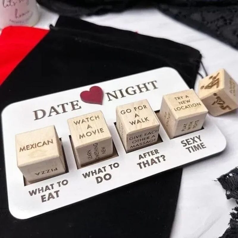 Date Ideas Dice Set | Wood | Creative | Cosy Evening – Nora Luxe