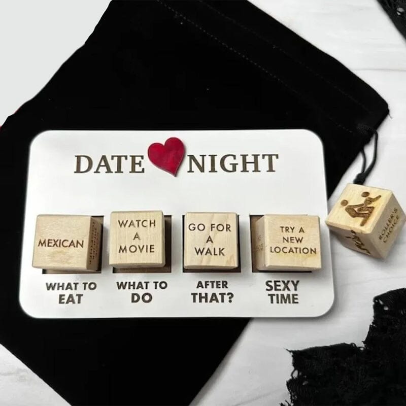 Date Ideas Dice Set | Wood | Creative | Cosy Evening – Nora Luxe